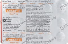Losar-H Tablet: Uses, Side-effects, Price, Dosage & More Info - PharmEasy