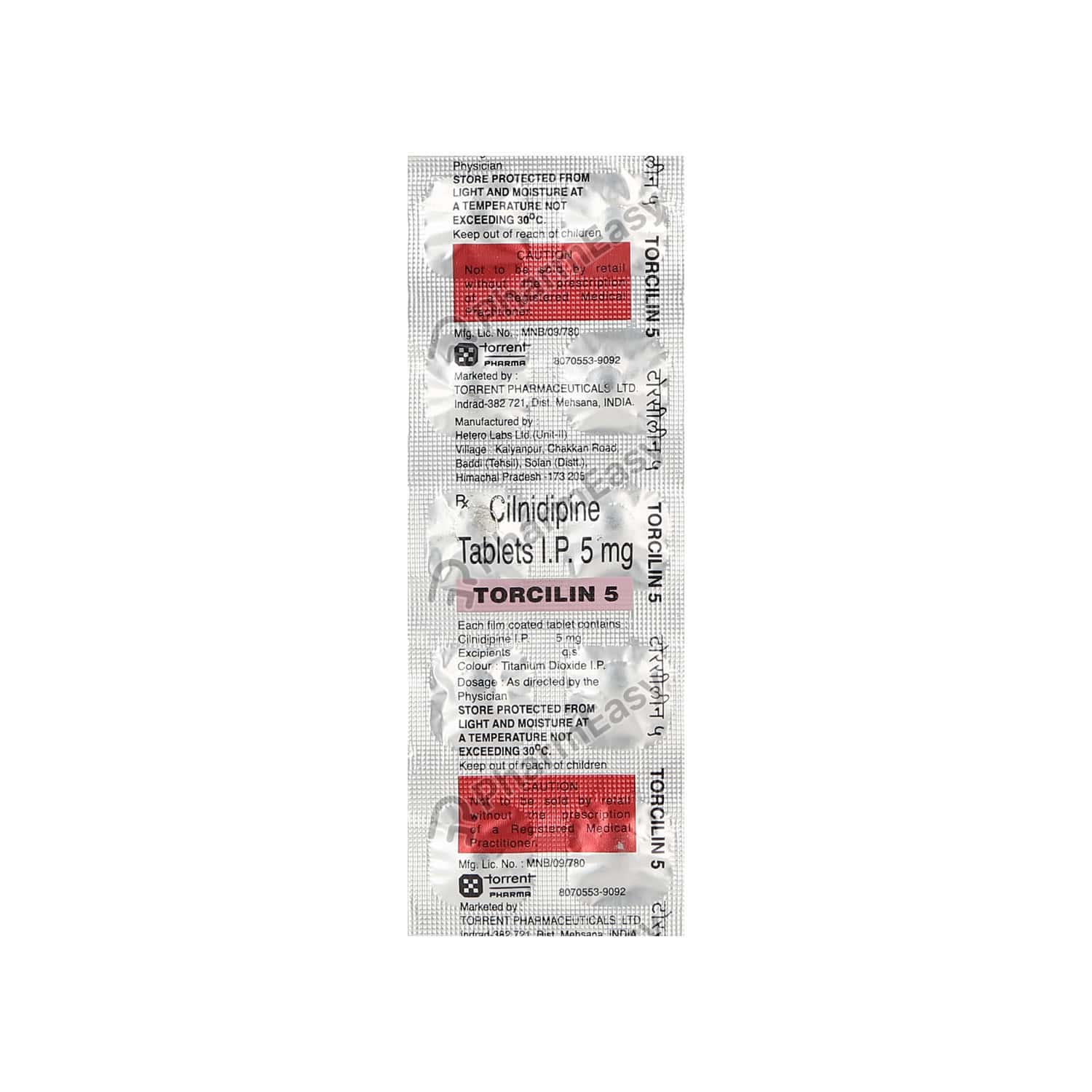 Torcilin 5 MG Tablet (10) - Uses, Side Effects, Dosage, Composition ...
