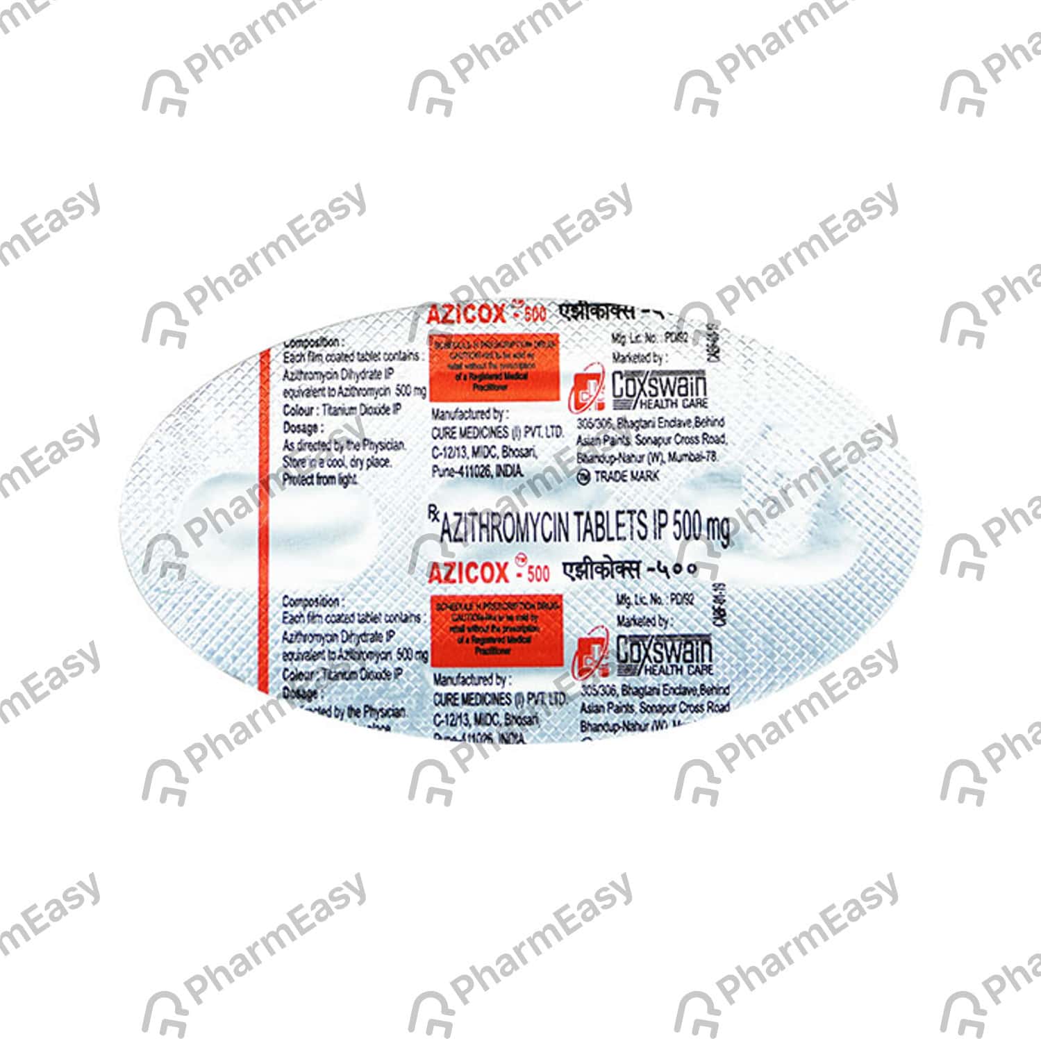 Azicox 500 MG Tablet (3): Uses, Side Effects, Price & Dosage | PharmEasy