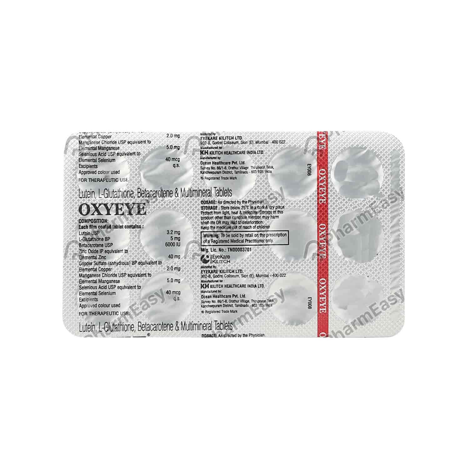 Buy Oxyeye Strip Of 15 Tablets Online at Flat 18% OFF* | PharmEasy