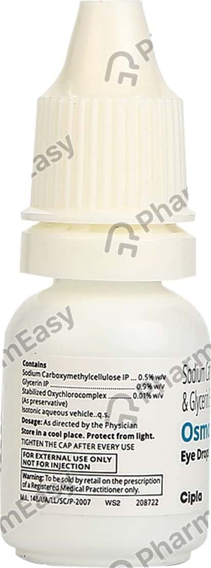 Osmodrops 0.5 % Eye Drop (10): Uses, Side Effects, Price & Dosage ...