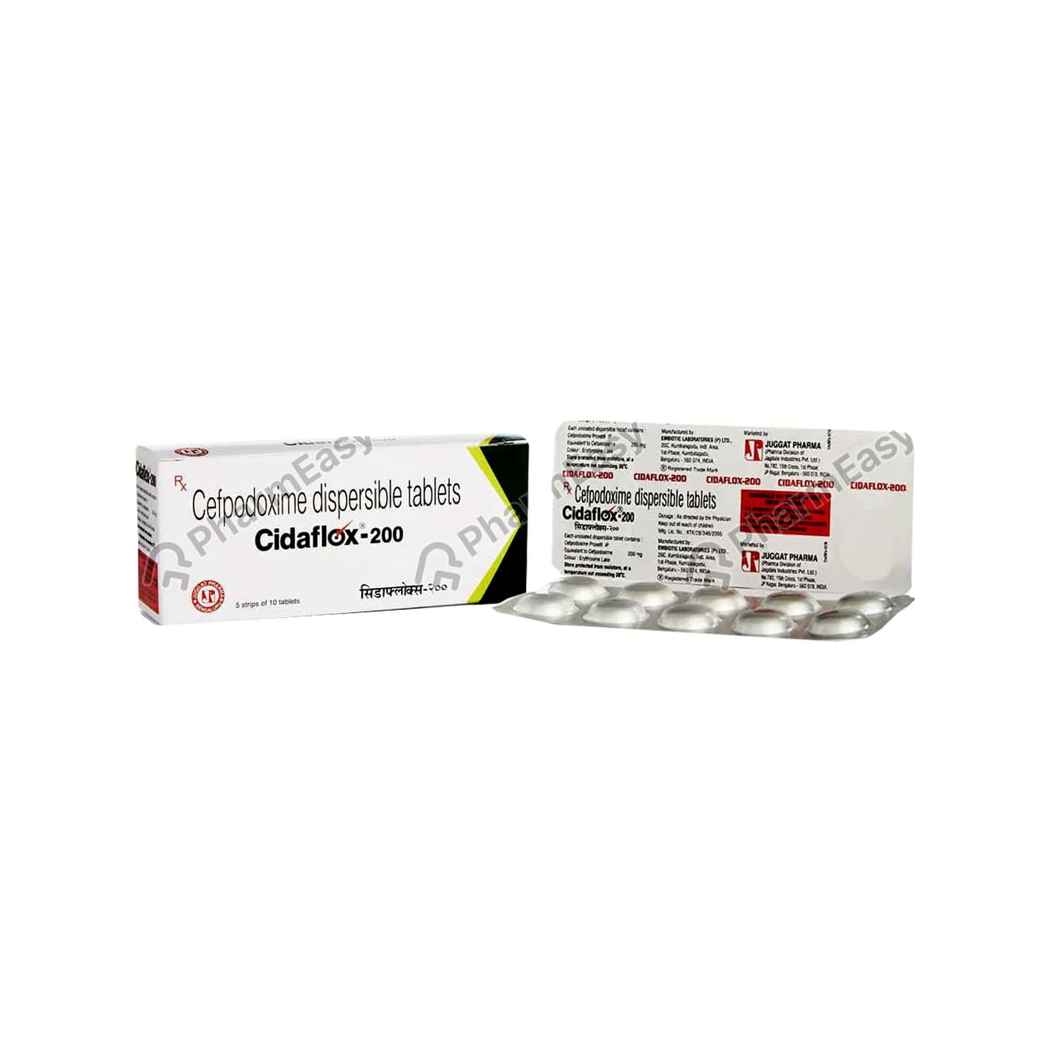 Cidaflox Dt 200 MG Tablet (10): Uses, Side Effects, Price, Dosage ...