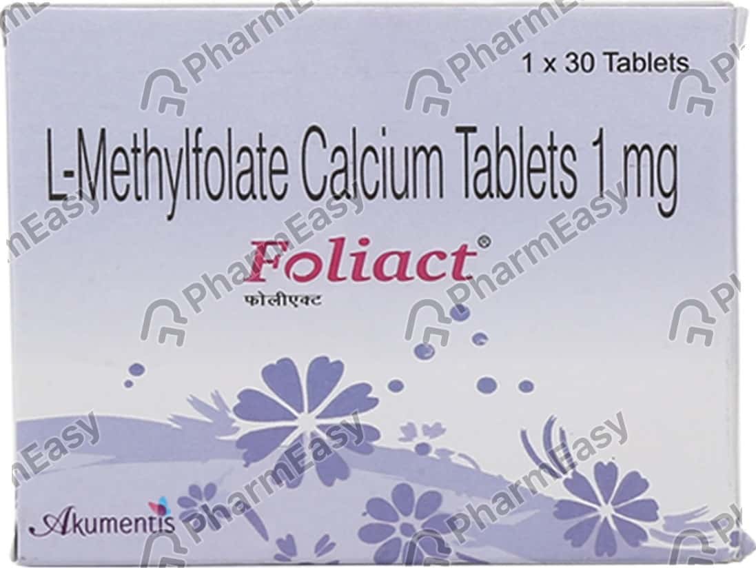 Buy Foliact 1 MG Tablet (30) Online at Flat 15% OFF | PharmEasy