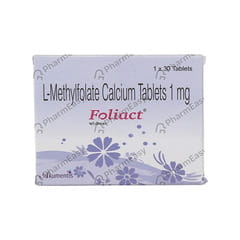 Buy Foliact 1 MG Tablet (30) Online at Flat 18% OFF* | PharmEasy