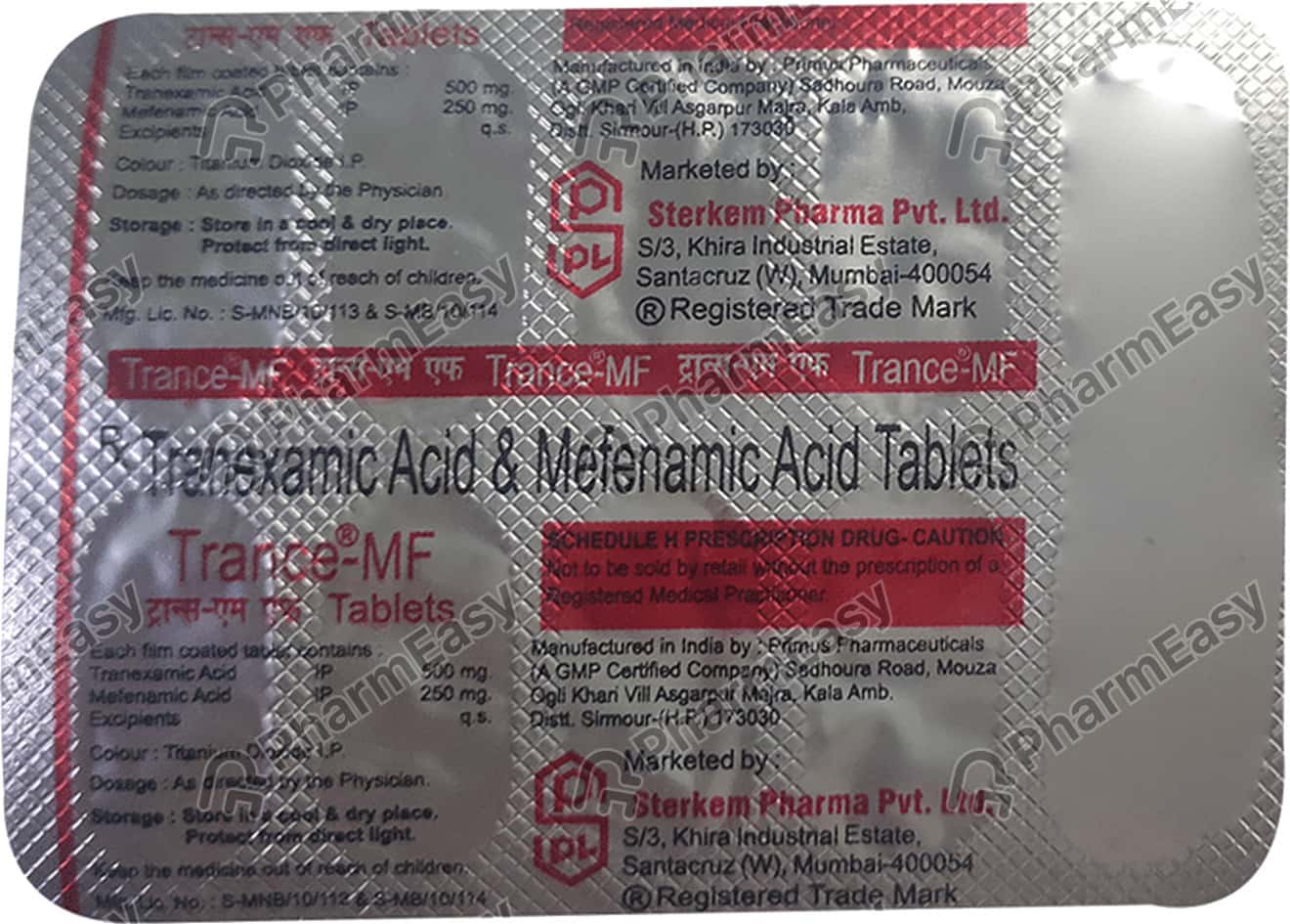 Trance Mf Tablets: Uses, Side Effects, Price & Dosage | PharmEasy