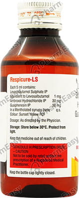 Respicure Ls Bottle Of 100ml Syrup: Uses, Side Effects, Price & Dosage ...