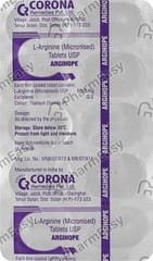 Argihope 100 MG Tablet (10): Uses, Side Effects, Price & Dosage | PharmEasy