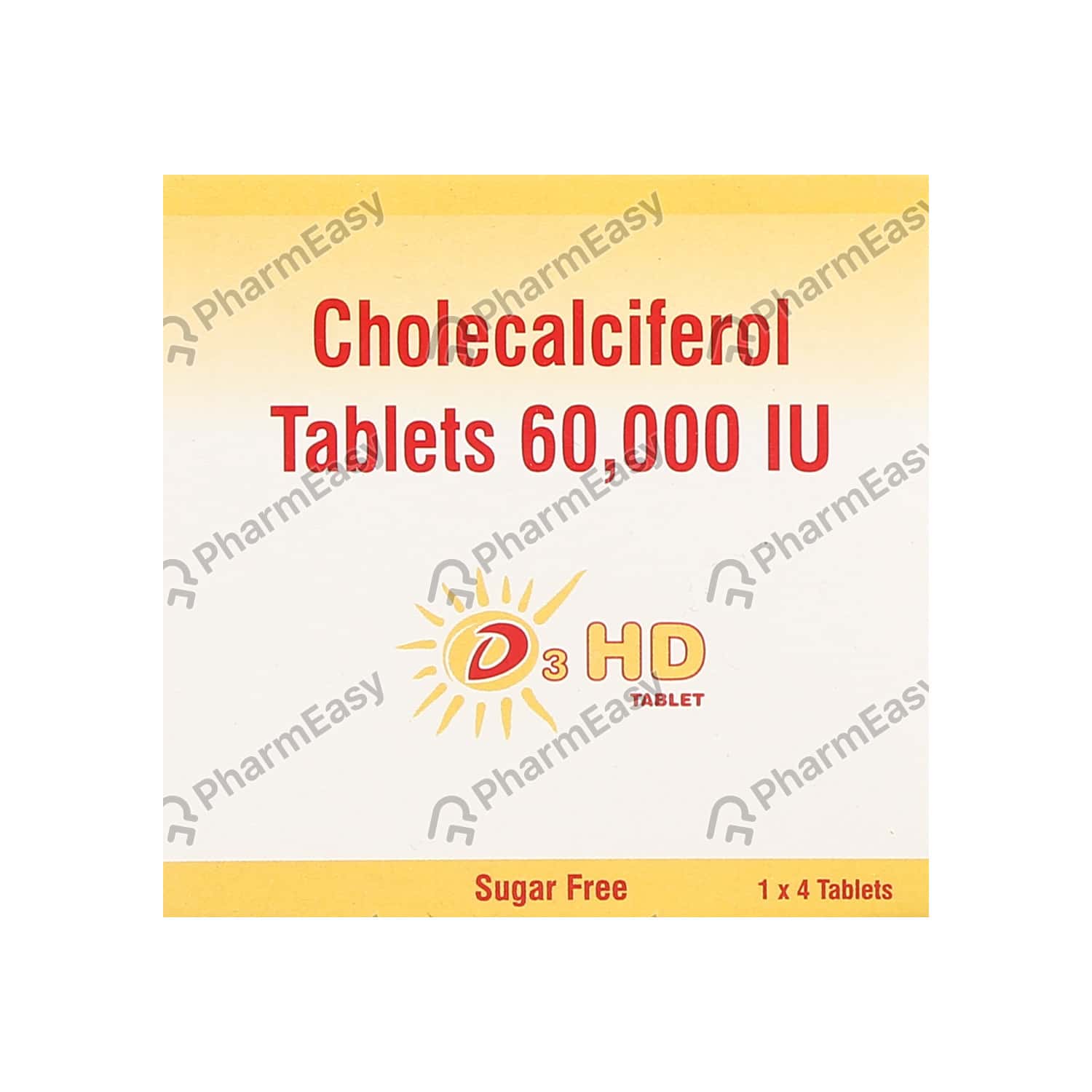 D3 Hd 60000 IU Tablet (4) - Uses, Side Effects, Dosage, Composition ...