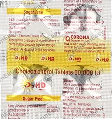 D3 Hd 60000 IU Tablet (4): Uses, Side Effects, Price & Dosage | PharmEasy