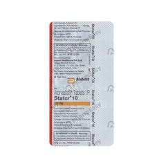 Stator 10 MG Tablet (15) - Uses, Side Effects, Dosage, Composition ...