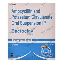 Bactoclav Drops 10ml - Uses, Side Effects, Dosage, Composition & Price ...