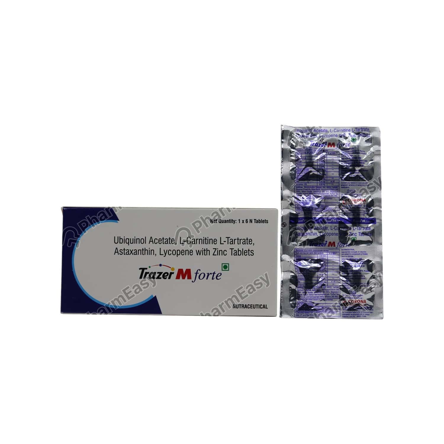 Buy Trazer M Forte Strip Of 6 Tablets Online at Flat 15% OFF | PharmEasy