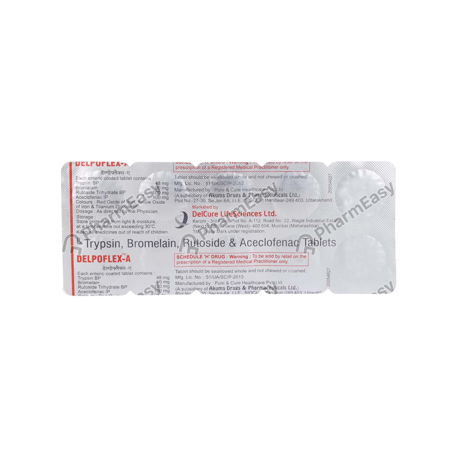Buy Delpoflex A Tablet Online at Flat 18% OFF* | PharmEasy