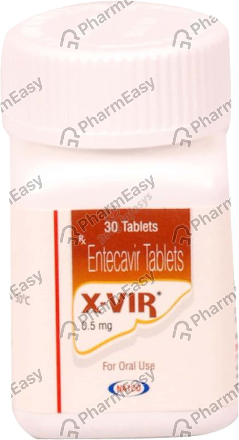 X Vir 0.5 MG Tablet (30): Uses, Side Effects, Price & Dosage | PharmEasy