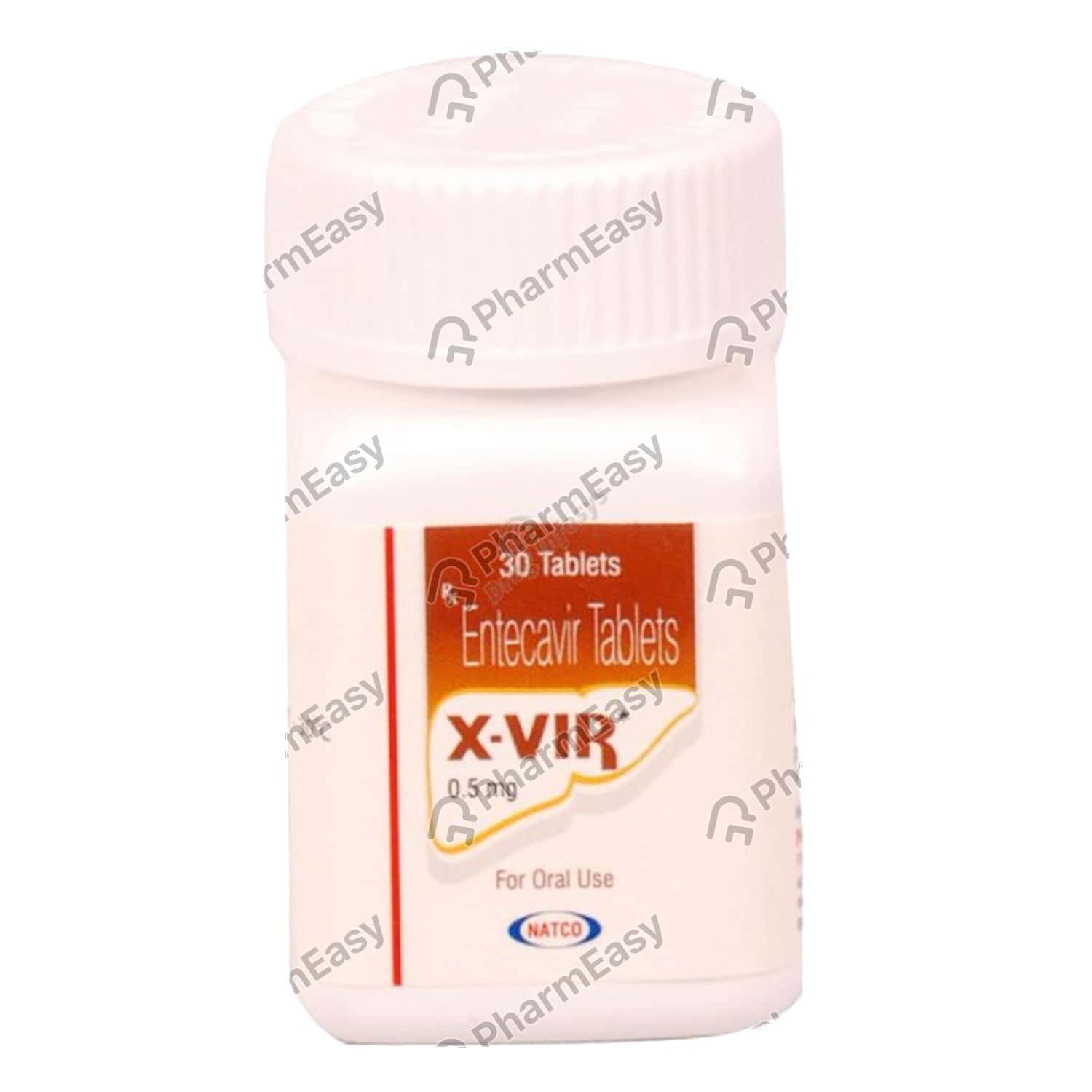 Buy X Vir 0.5 MG Tablet (30) Online at Flat 18% OFF* | PharmEasy
