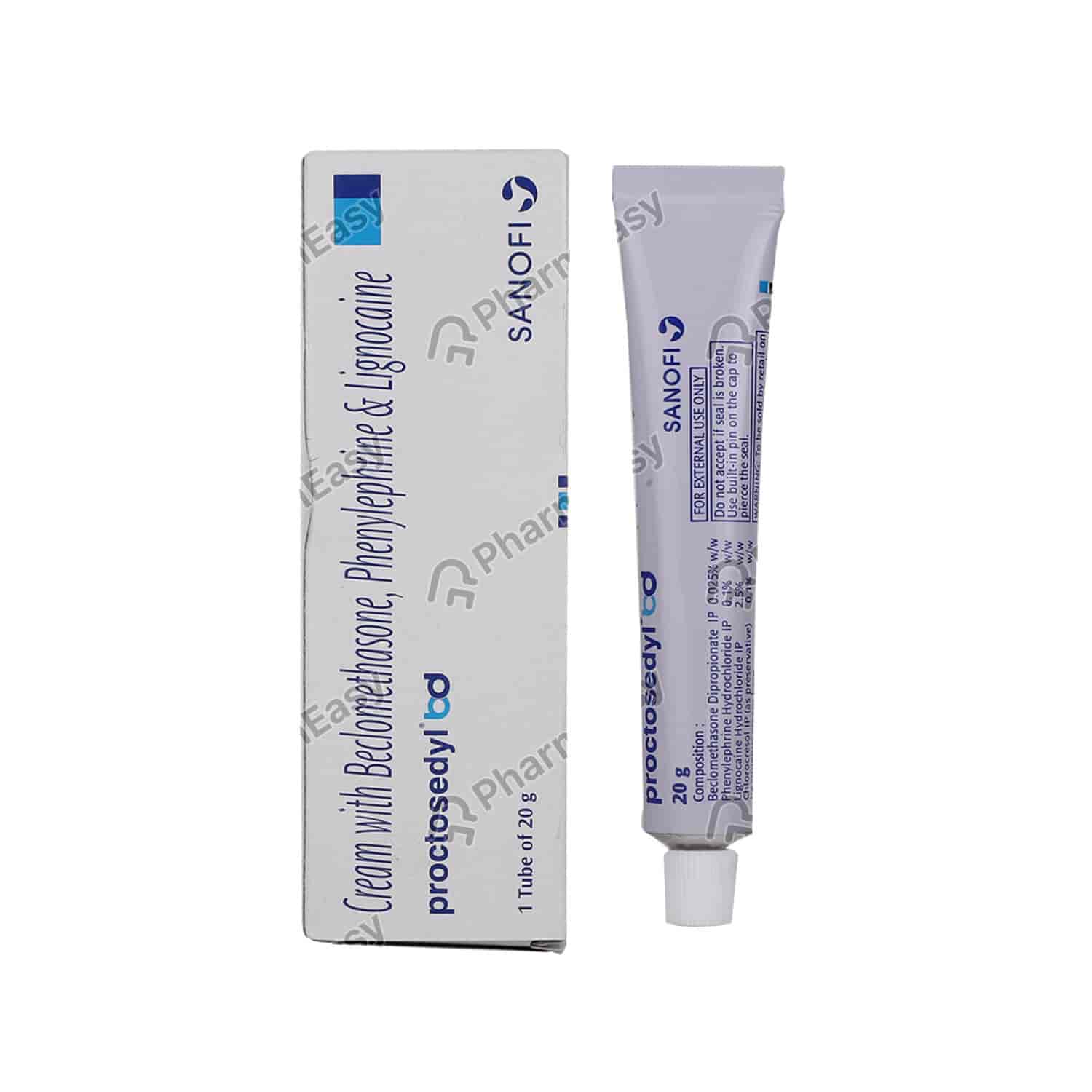 Buy Proctosedyl Bd 20gm Cream Online at Flat 18% OFF* | PharmEasy