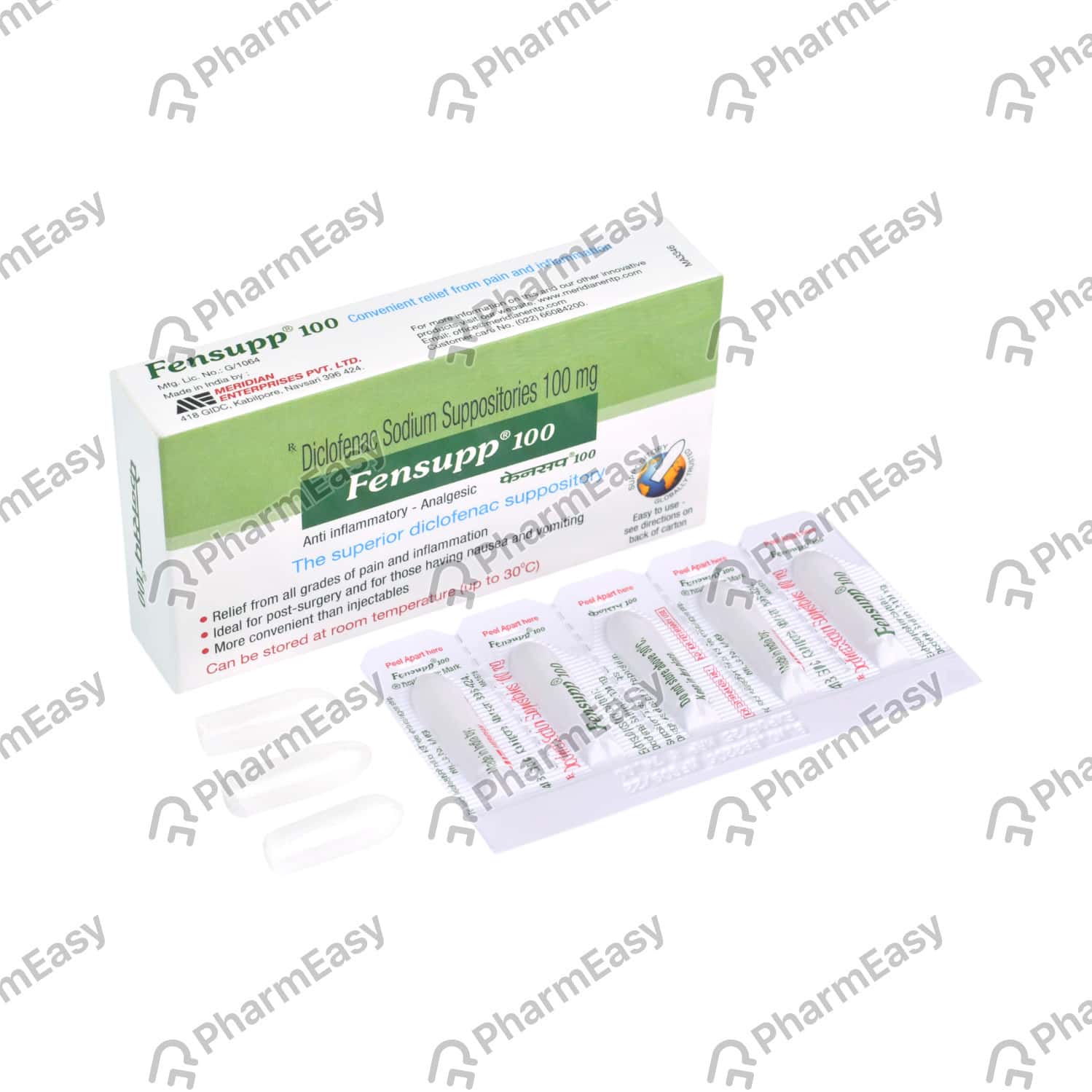 Fensupp 100 MG Rectal Suppository (5): Uses, Side Effects, Price ...