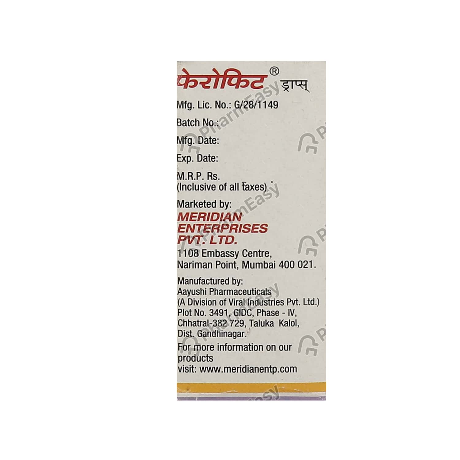 Buy Ferrofit Drops 15ml Online at Flat 18% OFF* | PharmEasy