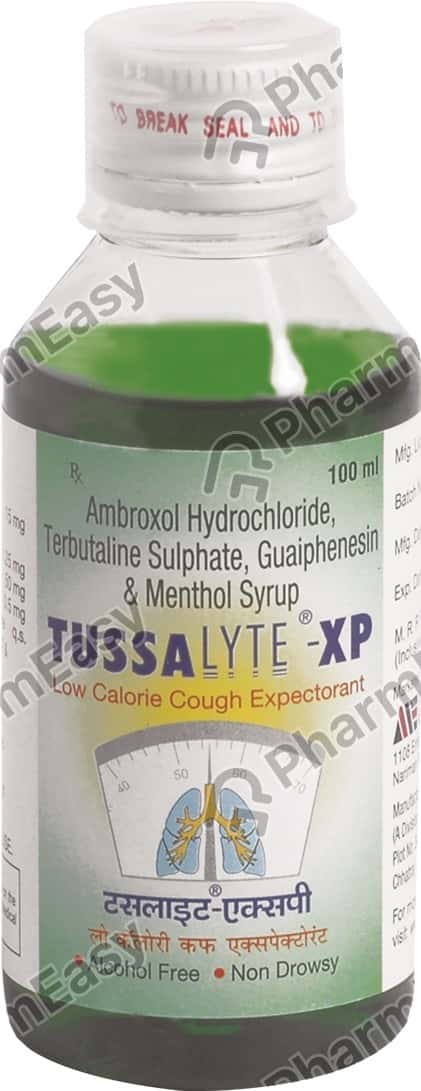 Tussalyte Xp Bottle Of 100ml Syrup: Uses, Side Effects, Price & Dosage ...