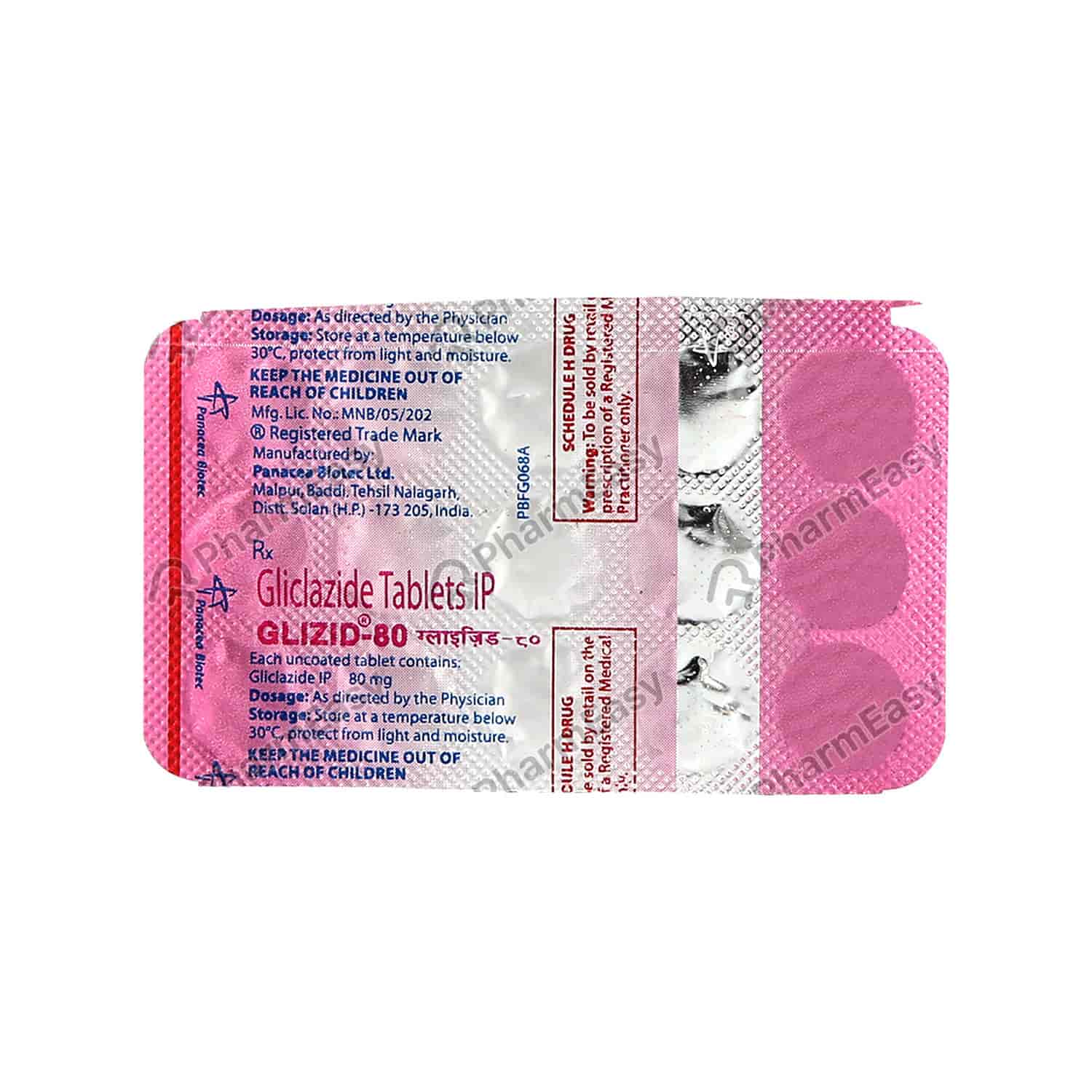 Glizid 80mg Tab 15`S - Uses, Side Effects, Dosage, Composition & Price ...