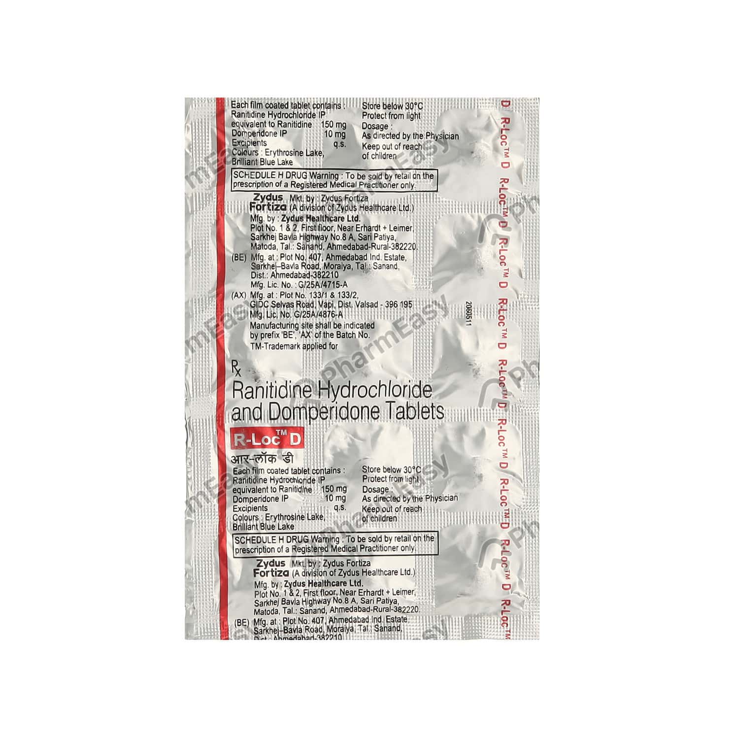 Buy R Loc D Strip Of 15 Tablets Online at Flat 18% OFF* | PharmEasy