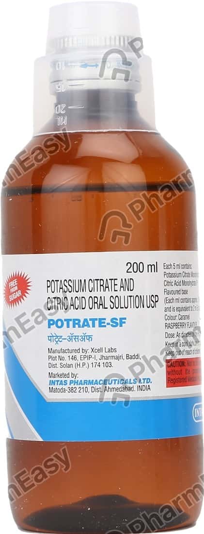 Buy Potrate Sf Raspberry Flavour Bottle Of 200ml Susupension Online at ...