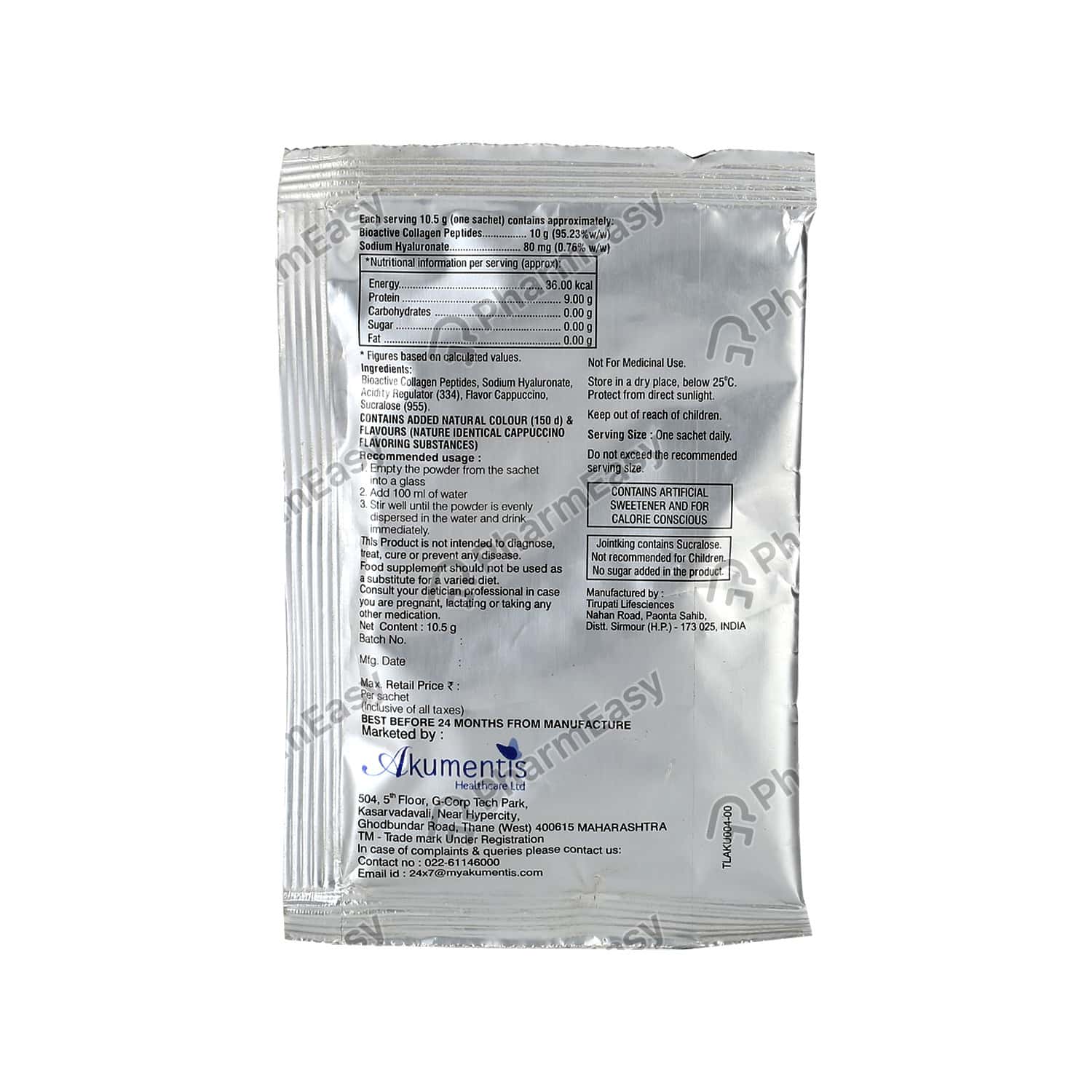 Buy Jointking Sachet 10.5gm Online at Flat 18% OFF* | PharmEasy