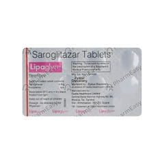 Lipaglyn 4 MG Tablet (10) - Uses, Side Effects, Dosage, Composition ...