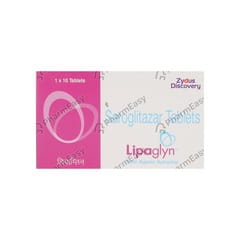 Lipaglyn 4 MG Tablet (10) - Uses, Side Effects, Dosage, Composition ...
