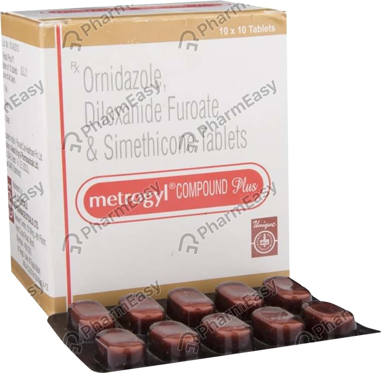 Buy Metrogyl Compound Plus Strip Of 10 Tablets Online at Flat 15% OFF ...