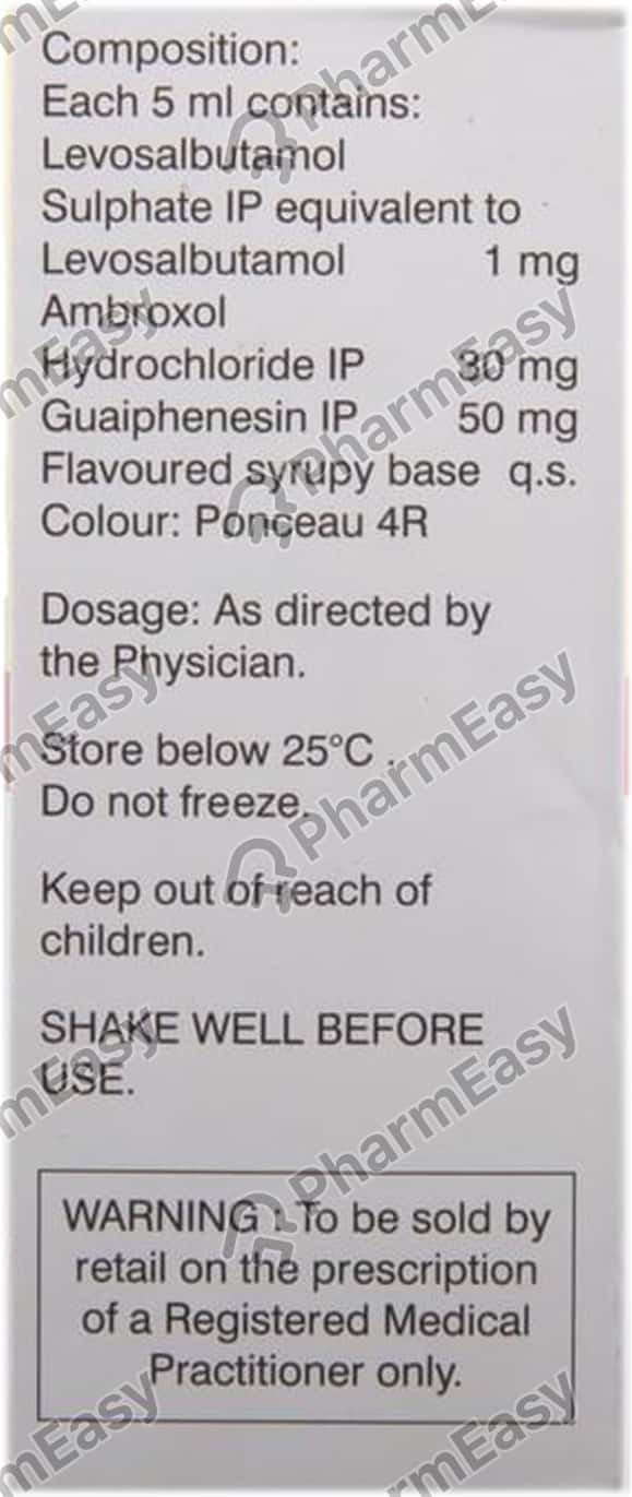 Ambrodil Lx Syrup 100ml: Uses, Side Effects, Price & Dosage | PharmEasy