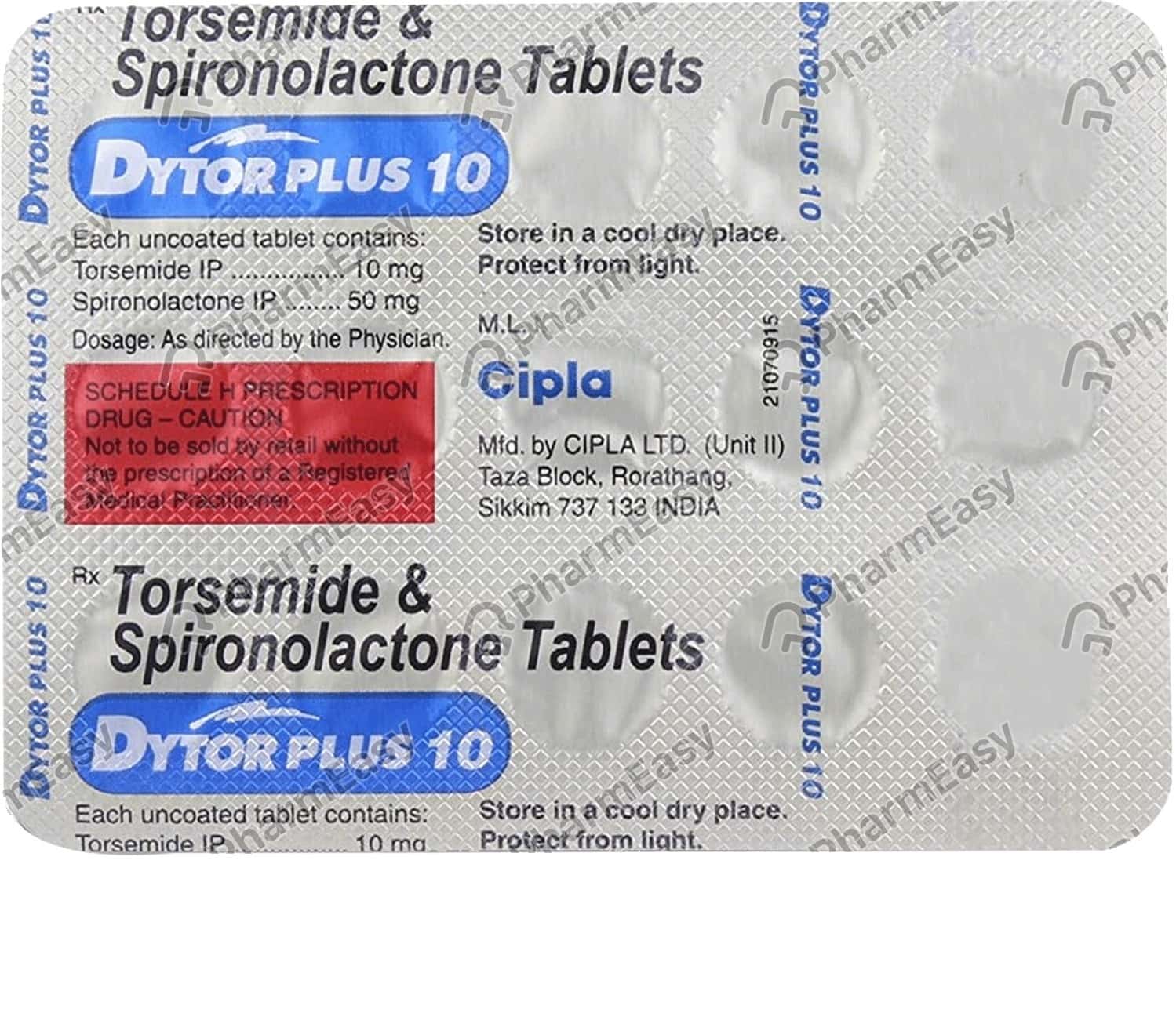 Buy Dytor Plus 10mg Strip Of 15 Tablets Online at Flat 18% OFF* | PharmEasy