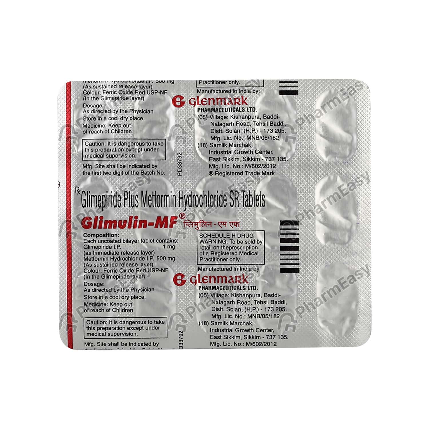 Glimulin 1mf Tab 15`S - Uses, Side Effects, Dosage, Composition & Price ...