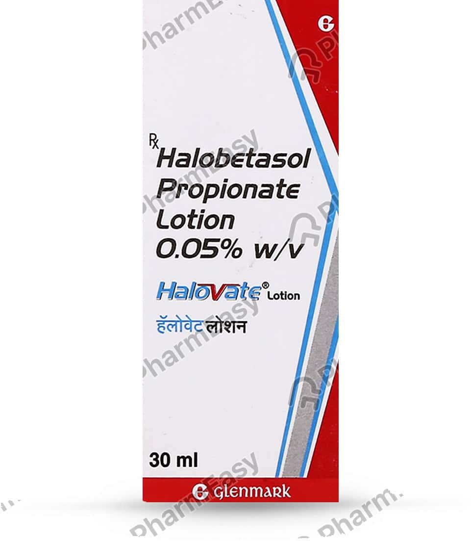 Halovate 0.05 %W/V Lotion (30): Uses, Side Effects, Price & Dosage ...