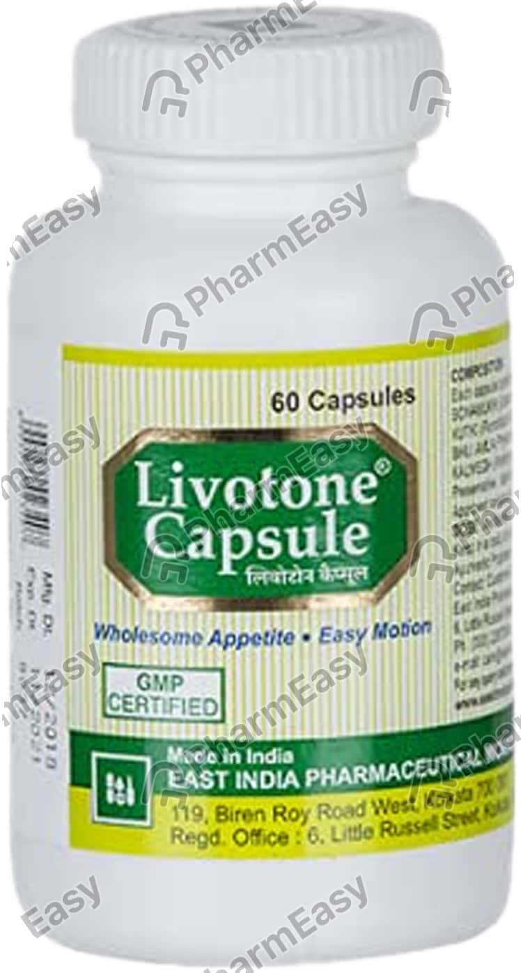 Buy Livotone Capsule (60) Online at Flat 15% OFF | PharmEasy
