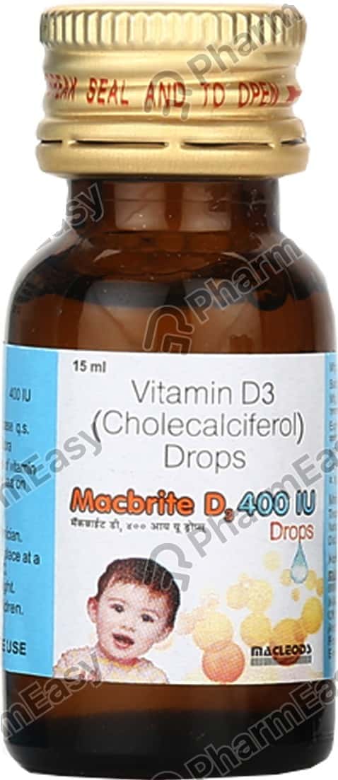 Macbrite D3 400 IU/ML Oral Drop (15): Uses, Side Effects, Price & Dosage | PharmEasy