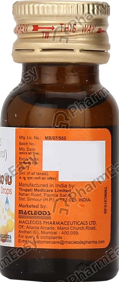 Macbrite D3 800 IU/ML Oral Drop (15): Uses, Side Effects, Price ...