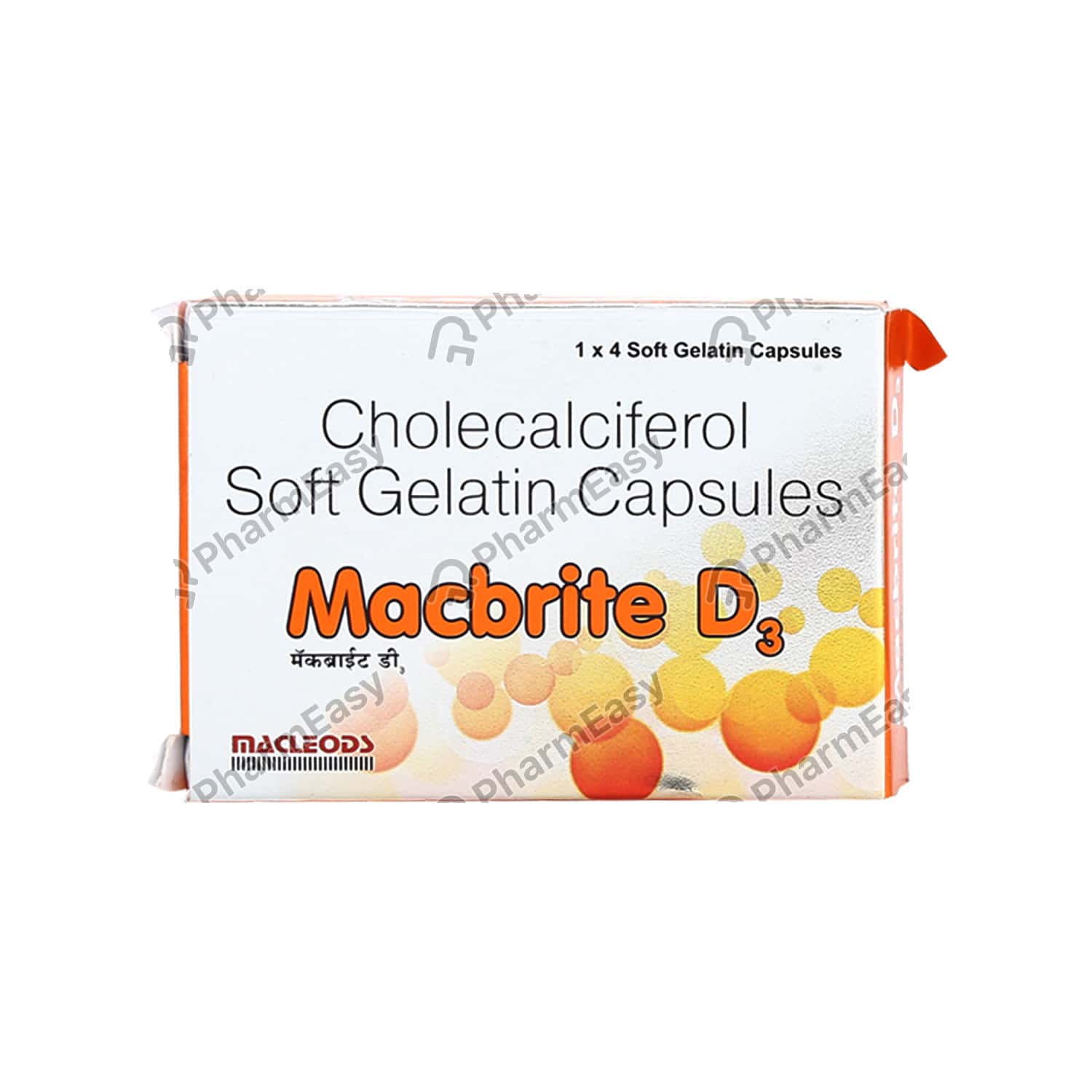 Macbrite D3 60000 IU Capsule (4) - Uses, Side Effects, Dosage ...