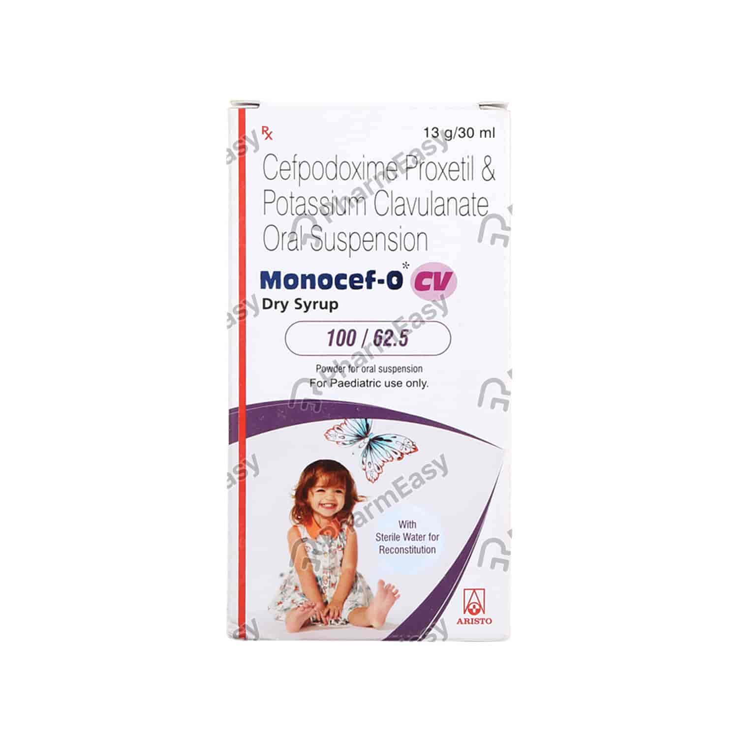 Monocef O Cv 100mg Dry Syp 30ml - Uses, Side Effects, Dosage ...