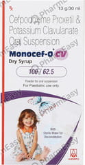 Monocef O Cv 100/62.5mg Bottle Of 30ml Dry Suspension: Uses, Side ...
