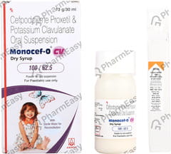 Monocef O Cv 100/62.5mg Bottle Of 30ml Dry Suspension: Uses, Side ...