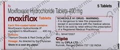 Moxiflox 400 MG Tablet (5): Uses, Side Effects, Price & Dosage | PharmEasy