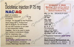 Nac 75 MG/ML Injection (1): Uses, Side Effects, Price & Dosage | PharmEasy