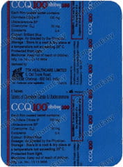 Buy Ccq 100mg Strip Of 5 Tablets Online at Flat 15% OFF | PharmEasy