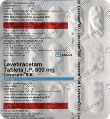 Levesam 500 MG Tablet (15): Uses, Side Effects, Price & Dosage | PharmEasy