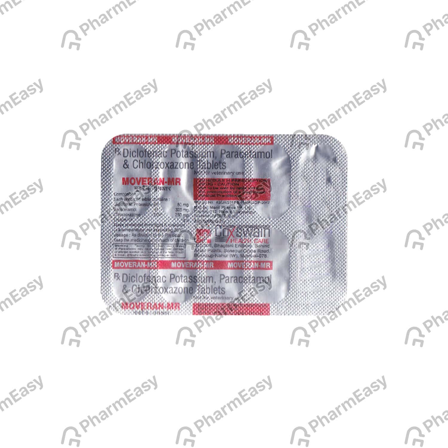 Moveran Mr Strip Of 10 Tablets: Uses, Side Effects, Price & Dosage ...