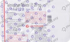 Telma 20 Tablet: Uses, Side-effects, Price, Dosage & More Info - PharmEasy