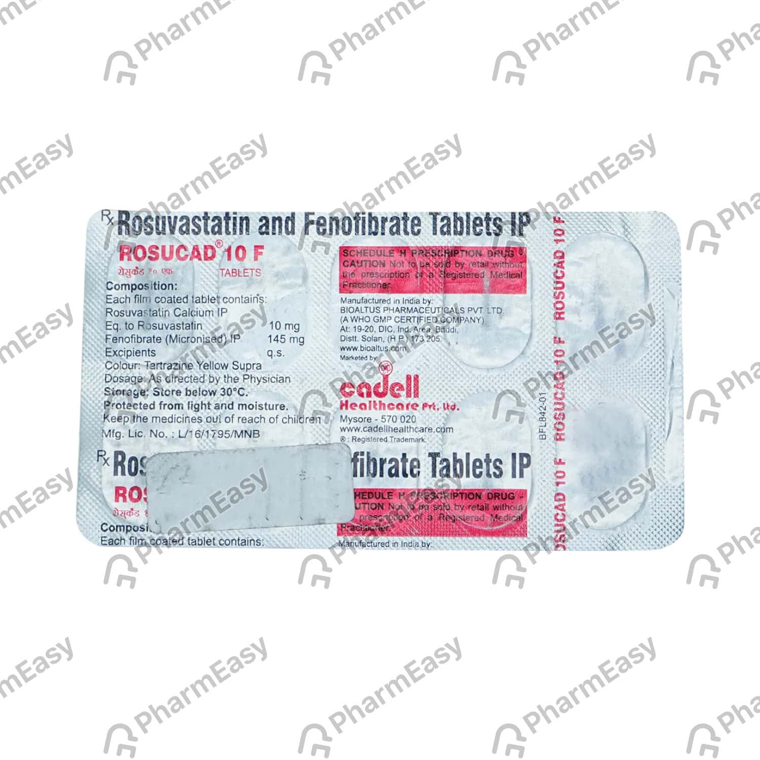 Rosucad 10 MG Tablet (10): Uses, Side Effects, Price & Dosage | PharmEasy