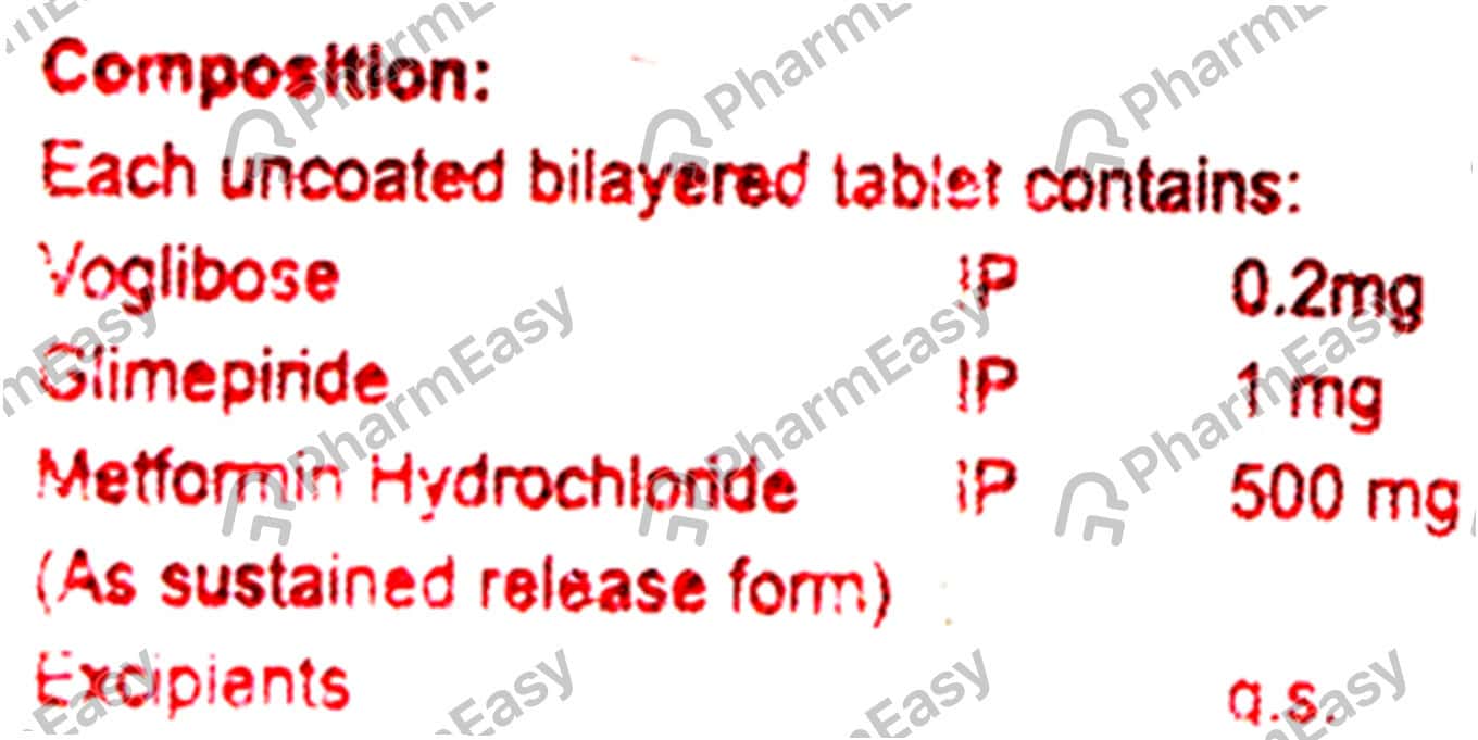 Volpost Gm 1mg Strip Of 10 Tablets: Uses, Side Effects, Price & Dosage ...