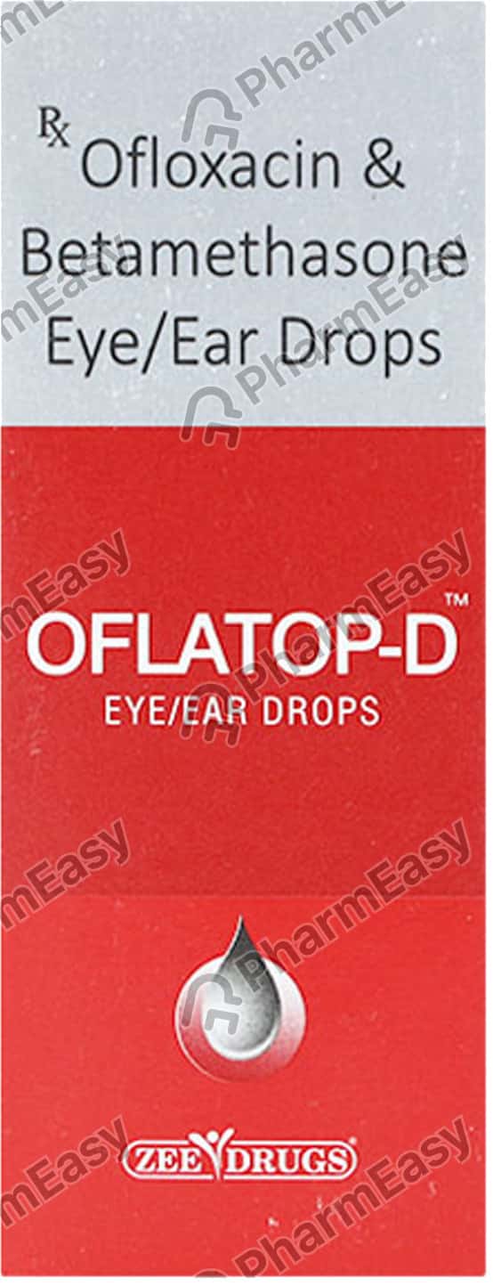Oflatop D Bottle Of 10ml Eye Drops: Uses, Side Effects, Price & Dosage ...